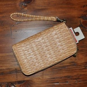 Mossimo Supply Co. | Bags | New Zip Around Cell Phone Wallet Wristlet ...
